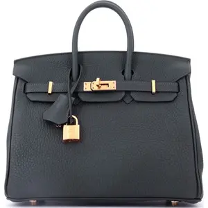 Hermès Birkin Handbag Green Togo With Gold Hardware 25 - Vert Fonce