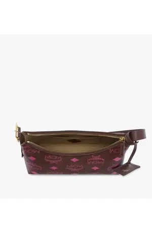 Mcm Maxi Visetos Hobo Bag - Cinnamon