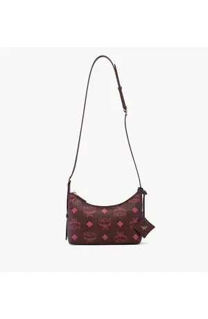 Mcm Maxi Visetos Hobo Bag - Cinnamon
