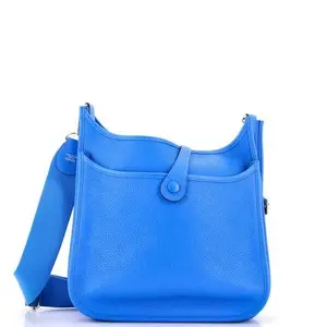 Hermès Evelyne Bag Gen Iii Clemence Pm - Bleu Hydra