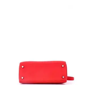 Hermès Kelly Handbag Togo With Palladium Hardware 25