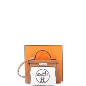 Hermès Kelly Mini Ii Bag Brown Epsom With Palladium Hardware 20