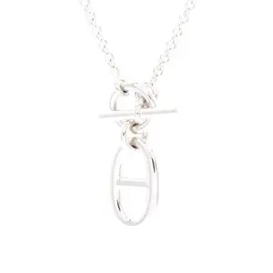 Hermès Chaine D'ancre Pendant Necklace Sterling - Silver