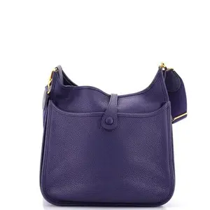 Hermès Evelyne Bag Gen Iii Clemence Pm - Blue