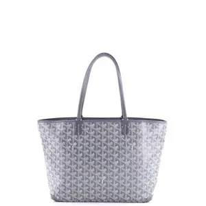 Goyard Artois Tote Coated Canvas Pm - Grey