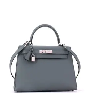 Hermès Kelly Handbag Epsom With Palladium Hardware 28