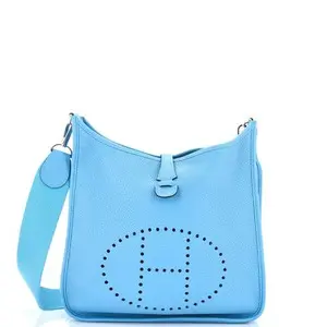 Hermès Evelyne Bag Gen Iii Clemence Pm - Blue
