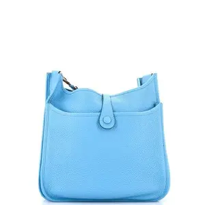 Hermès Evelyne Bag Gen Iii Clemence Pm - Blue