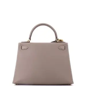 Hermès Kelly Handbag Epsom With Gold Hardware 28 - Grey