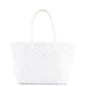 Goyard Artois Tote Coated Canvas Pm - White