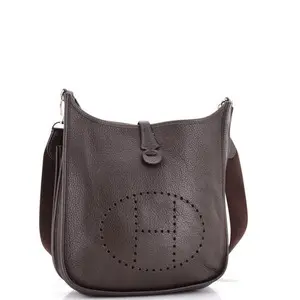 Hermès Evelyne Bag Gen Ii Clemence Pm - Brown