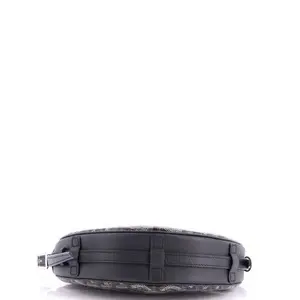 Goyard Hirondelle Shoulder Bag Coated Canvas And Leather - Black
