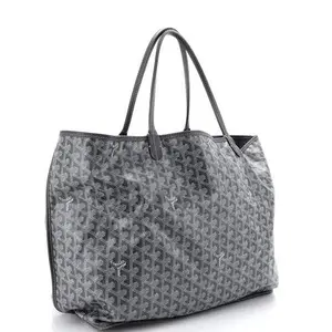 Goyard Anjou Reversible Tote Coated Canvas Gm - Grey
