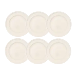 VILLEROY & BOCH Manoir Dinner Plate Set Of 6 - White