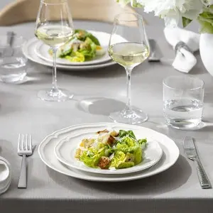 VILLEROY & BOCH Manoir Dinner Plate Set Of 6 - White