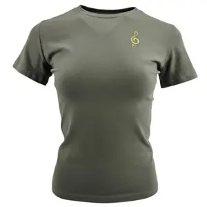 MADISON MAISON Music Is The Answer" Graphic T-shirt - Khaki