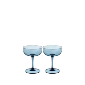 VILLEROY & BOCH Like Ice Champagne / Dessert Bowl Pair - Blue