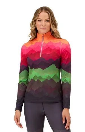 Krimson Klover Distances" Quarter Zip Base Layer Top