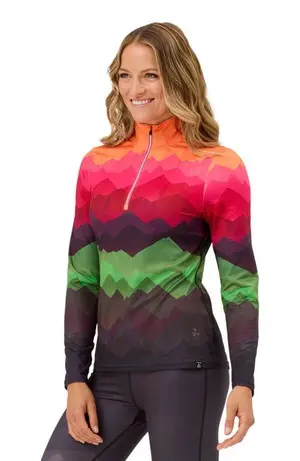 Krimson Klover Distances" Quarter Zip Base Layer Top