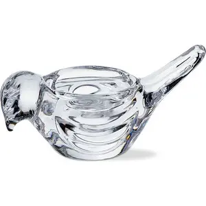 TAG Bird Tealight Taper Holder Glass Everyday,spring - Clear