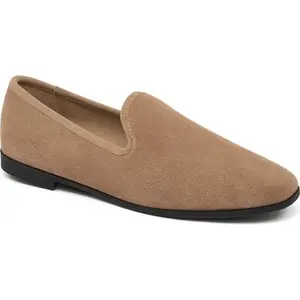 GRACE FOOTWEAR Vivian Leather Slip-on Loafer - Camel