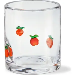 TAG Peach Double Old Fashioned Glass Glass Summer - Orange