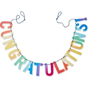 TAG Congratulations Banner Multi Paper Everyday - Blue