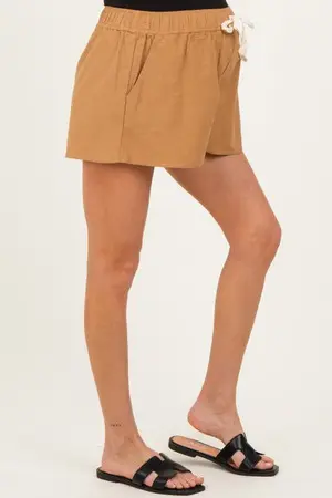 PINKBLUSH Maternity Drawstring Shorts