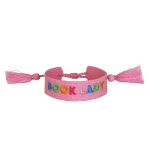 JOLLITY & CO Embroidered Book-themed Bracelets - Book Lady