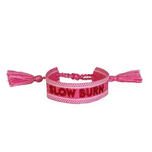 JOLLITY & CO Embroidered Book-themed Bracelets - Slow Burn