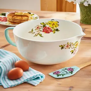 TAG In Bloom 144oz Mixing Bowl Dishwasher Safe Kitchen Accessory