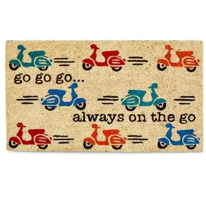 TAG Scooter On The Go Non-slip Coir Mat Multi Coir Everyday - Brown