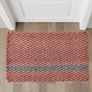 TAG Handwoven Doormat - Pink