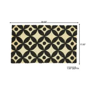TAG Circles Coir Mat Multi Coir Summer