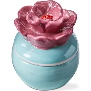 TAG In Bloom Trinket Dish Multi Earthenware Spring - Blue