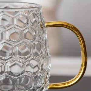 TAG Honeycomb Glass Mug Glass Everyday