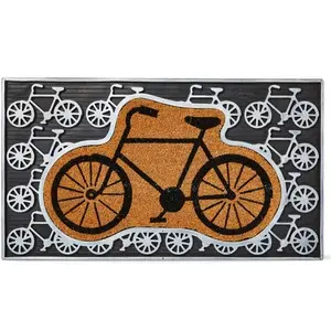 TAG Bike Coir Rubber Doormat Multi Coir Everyday - Brown
