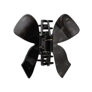 MLE Bow Claw Clip - Noir