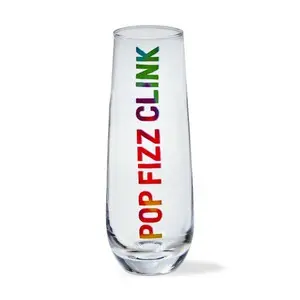 TAG Pop Fizz Clink Champagne Flutesdishwasher Safe - Clear