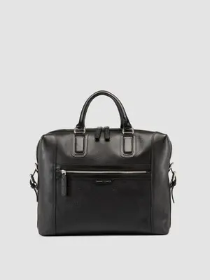 Officine Creative Jules 007 Briefcase - Black