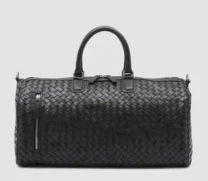 Officine Creative Armor 01 Hand-woven Tote Bag - Black