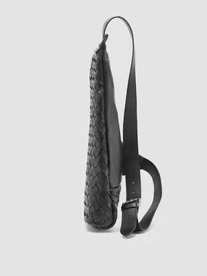 Officine Creative Armor 05 Woven Clutch - Black