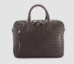 Officine Creative Armor 011 Hand-woven Shoulder Bag - Brown