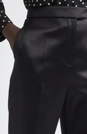 Valentino Garavani Tailored Double Duchessa Stretch Silk Pants