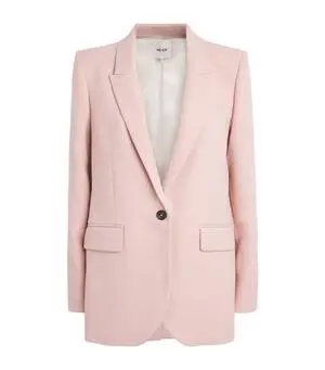 ME+EM Single-breasted Twill Blazer