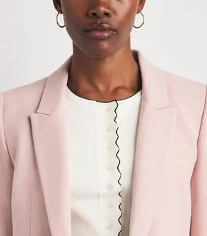 ME+EM Single-breasted Twill Blazer