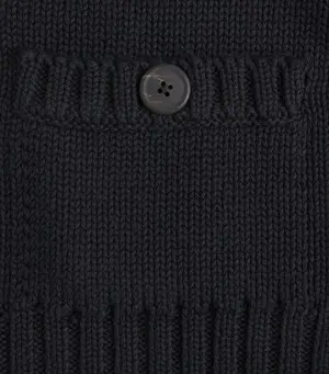 ME+EM Cropped Short-sleeve Cardigan