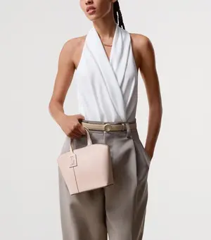 Cartier C De Mini Tote Bag - Beige