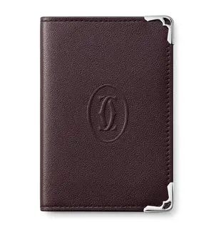 Cartier Leather Must De Card Holder - Brown