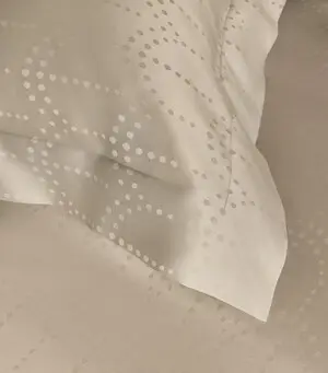 CELSO DE LEMOS Egyptian Cotton Evora Perle King Duvet Cover